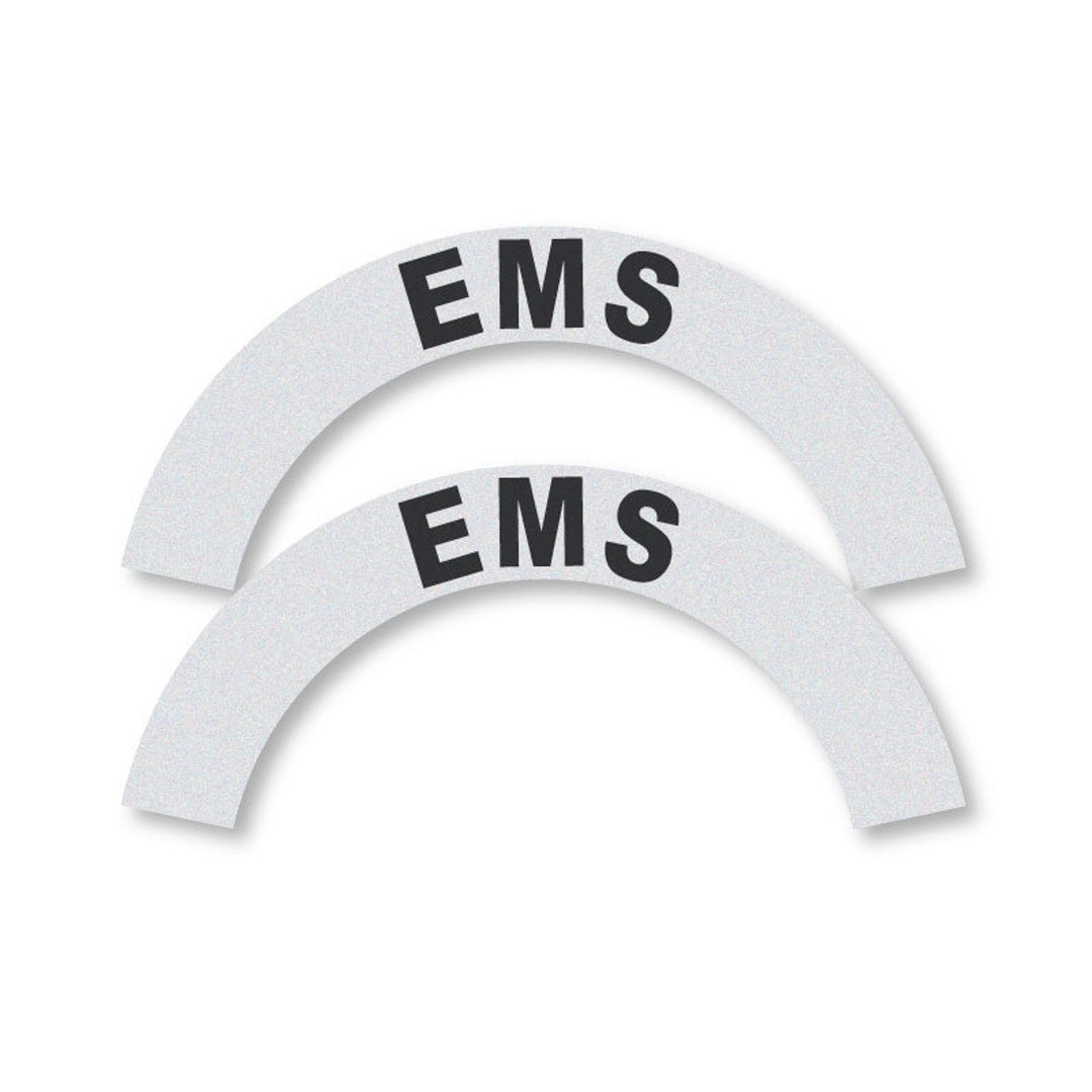 3M Reflective Fire & EMS Helmet Crescent-rocker - EMS - Etsy