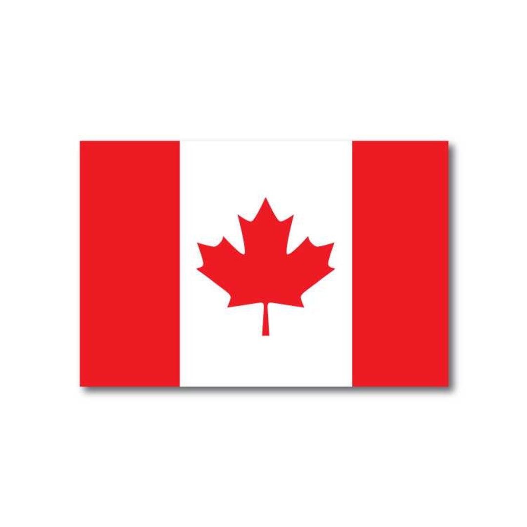 Reflective Canadian Flag Decal - Etsy