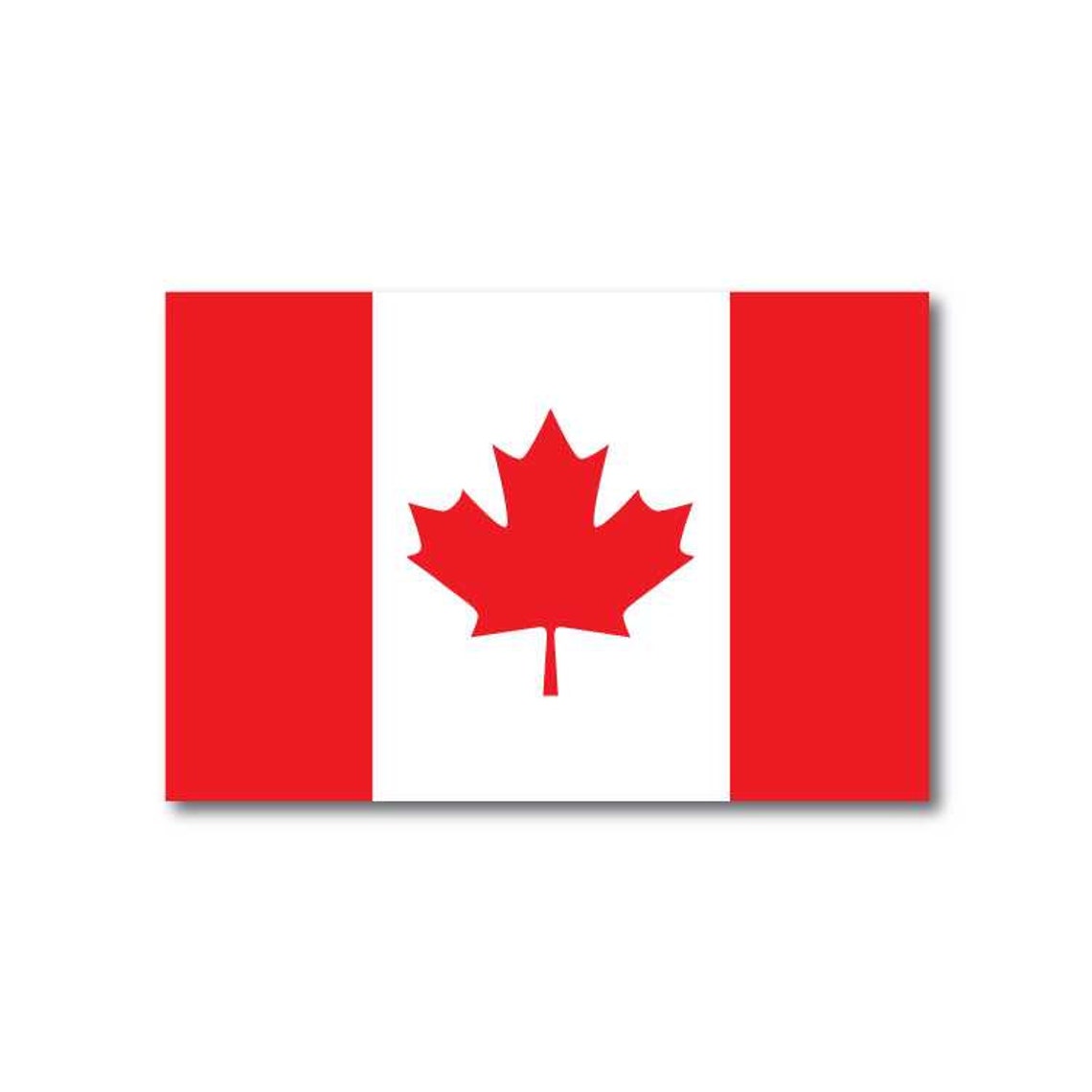 Reflective Canadian Flag Decal - Etsy