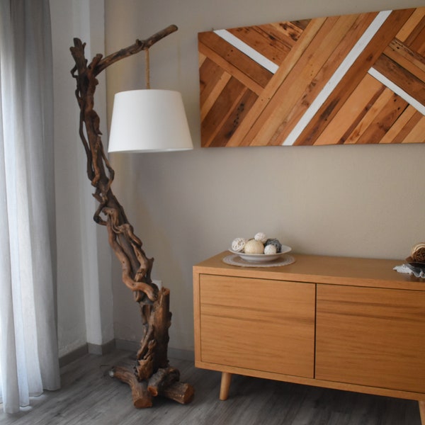 Rustic Floor Lamp - Etsy