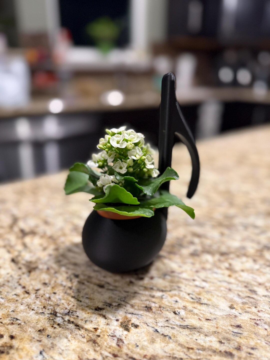 3D Printed Music Note Planter | Desk Decor, Fits 2 Inch Pots - Etsy