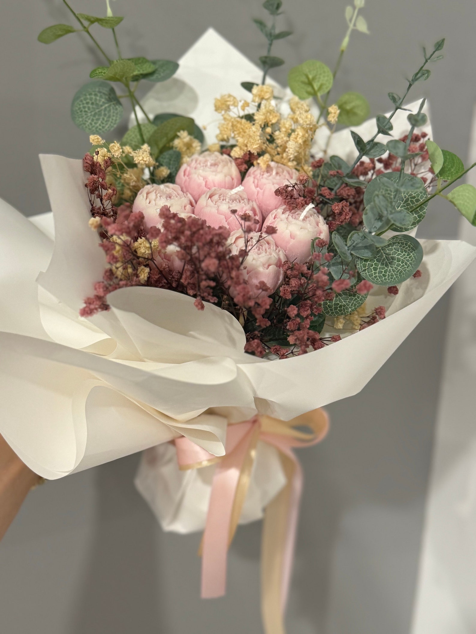 Candle Flower Bouquet| Flower Bouquet | Handmade Candles| Soywax ...