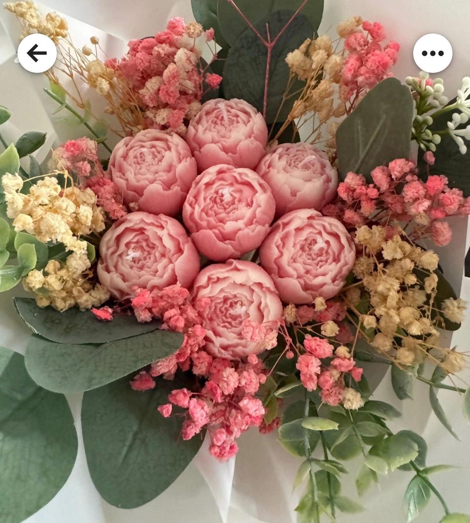 Candle Flower Bouquet| Flower Bouquet | Handmade Candles| Soywax ...