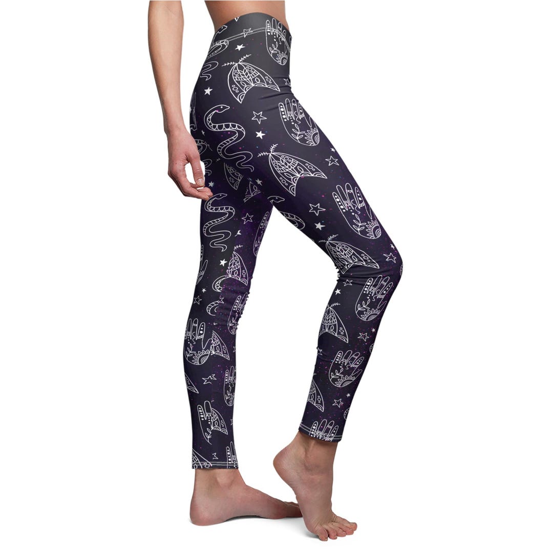 Witchy Leggings, Mystical Yoga Pants, Witch Fashion, Occult Workout ...