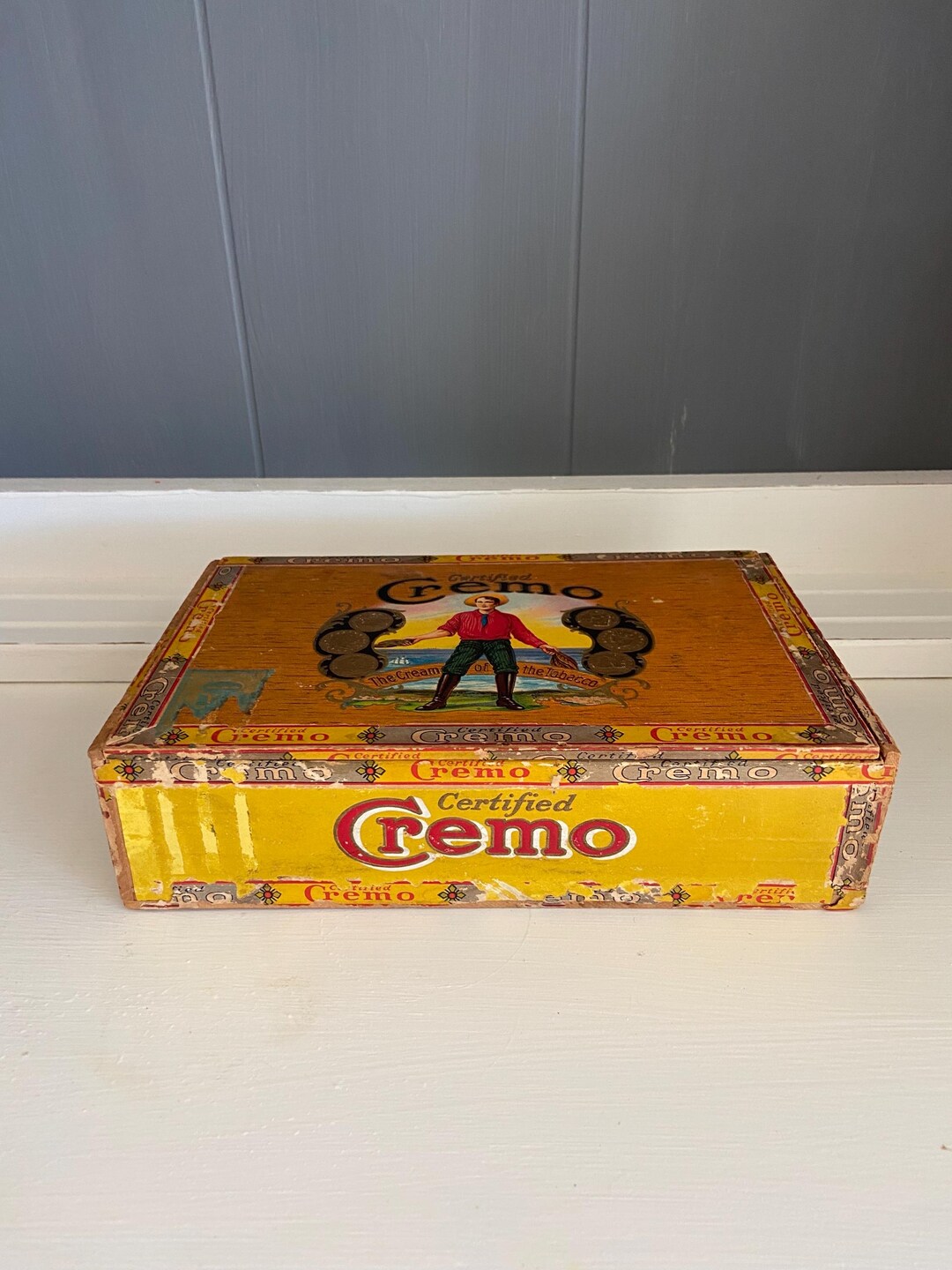 Vintage Cremo Cigar Box - Etsy