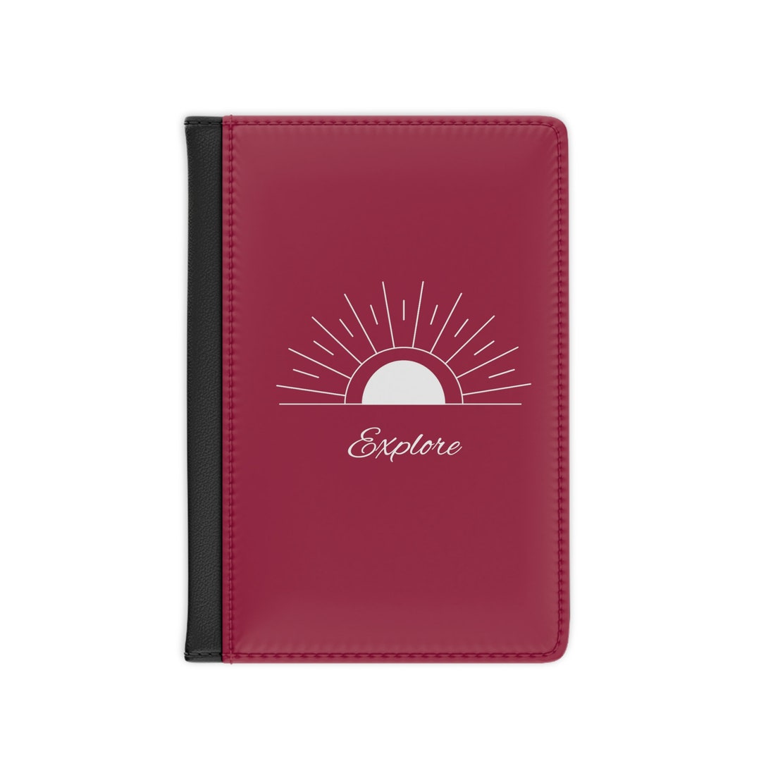 Berry Explore Passport Cover Passport Cover Boho Sun Explore Berry ...