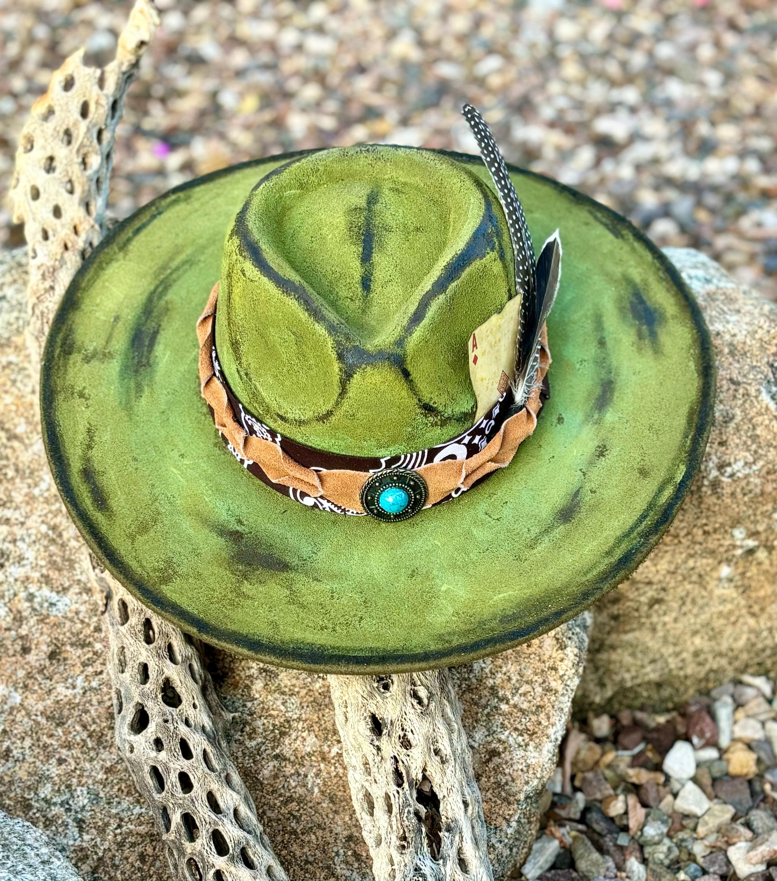 The Gambler Cowboy Hat, Mens or Womens Hat - Etsy