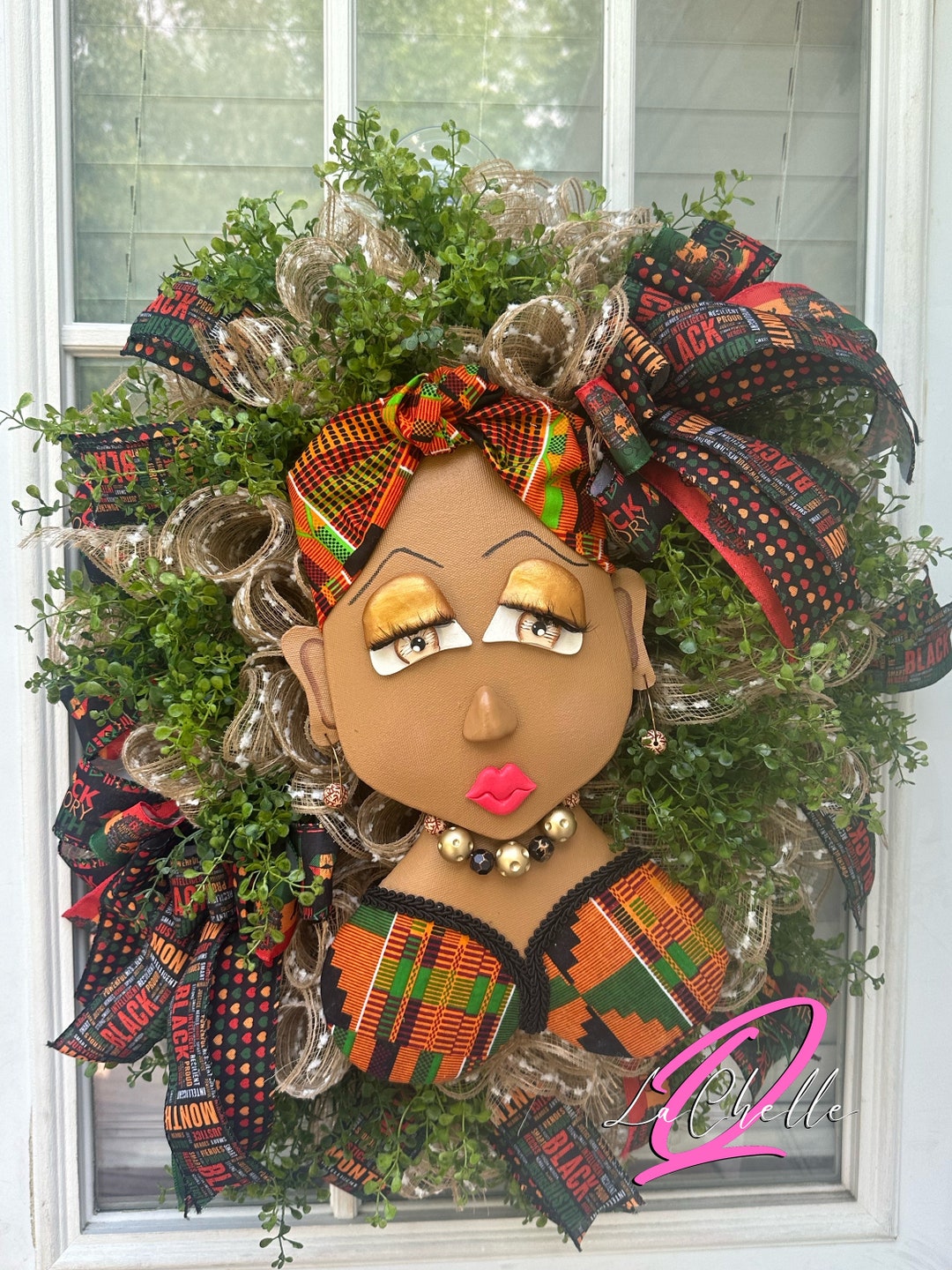 Juneteenth, Diva Wreath, Juneteenth Door Decor, Black History Decor ...