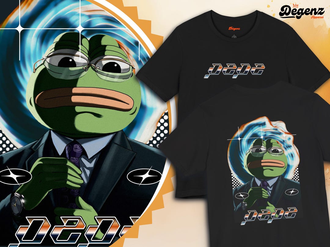 Anime Pepe T-shirt, Pepe Coin Tee, Pepe in a Suit Streetwear, Pepe ...