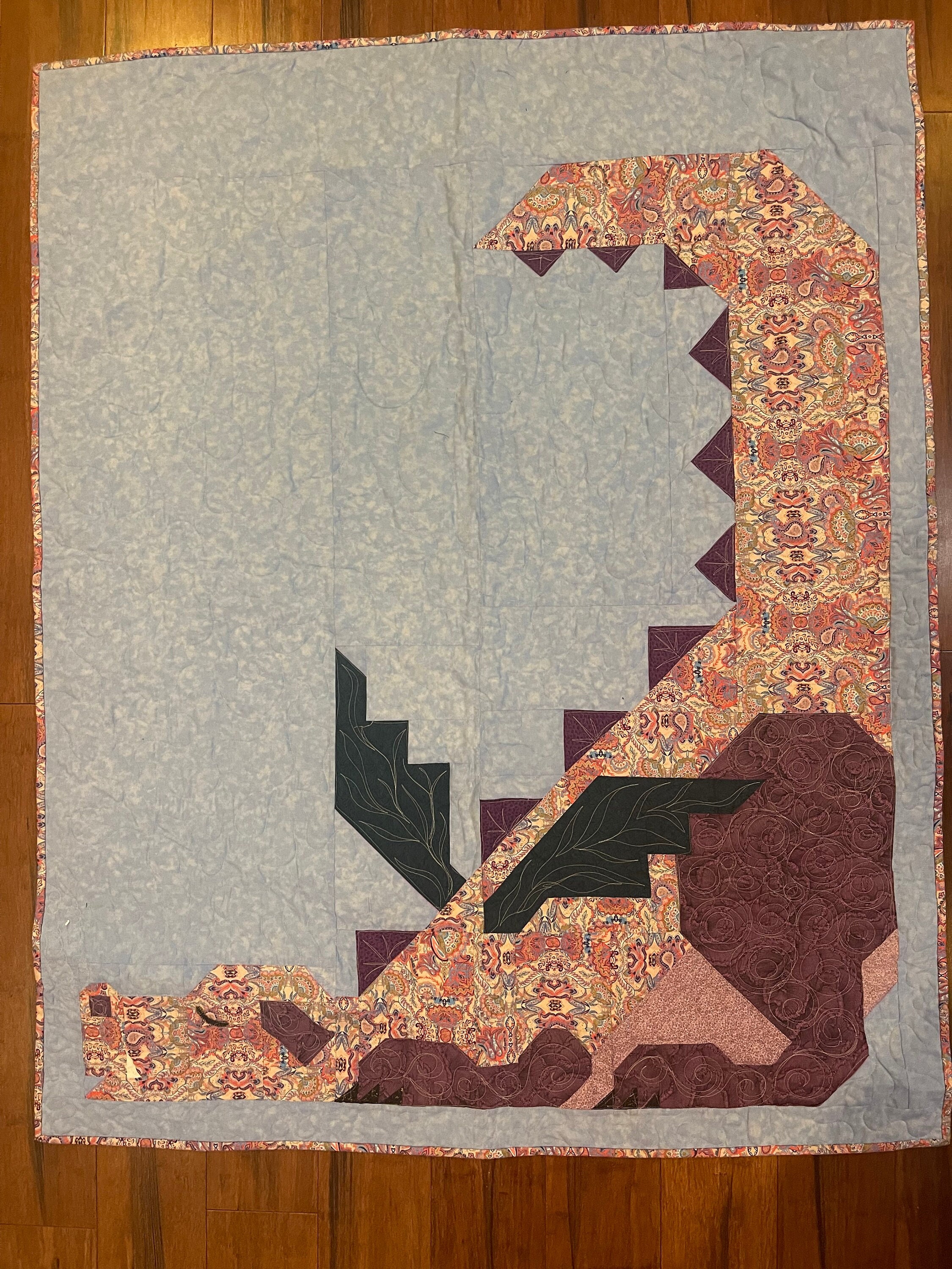 Sleeping Dragon Quilt - Etsy