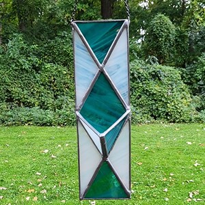 Stained Glass Air Plant Holder, Window Decor, Sun Catcher, Plant Lover ...