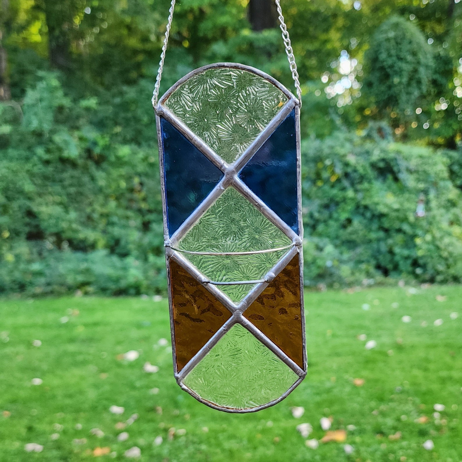 Stained Glass Air Plant Holder, Window Decor, Sun Catcher, Plant Lover ...