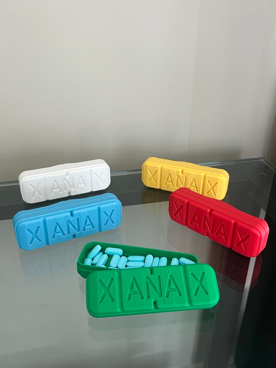 Pill Pod: Xanax Bar Shaped Storage + Stash Box - Etsy