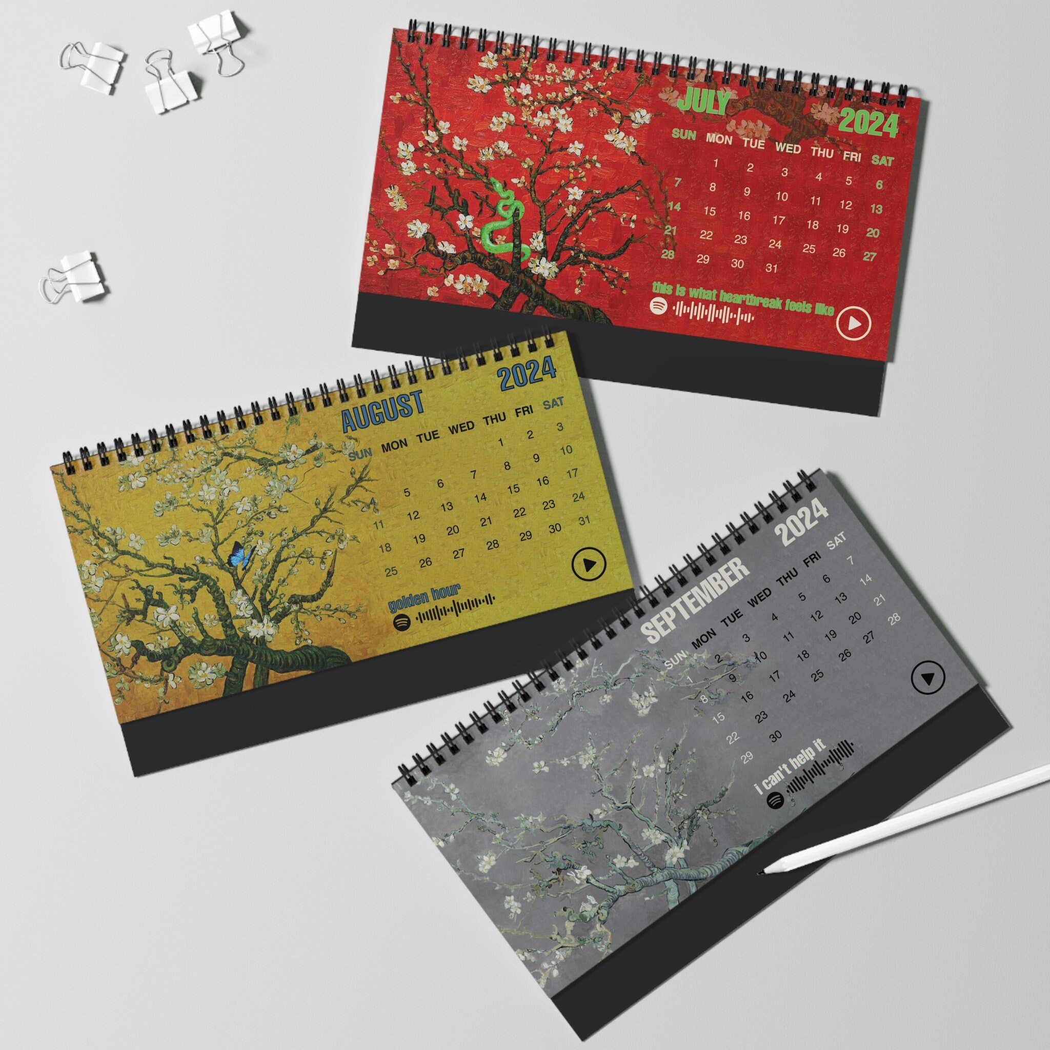 2024 JVKE Albums Desk Calendar | 2024 Desk Calendar sold by Awake_Maiga ...