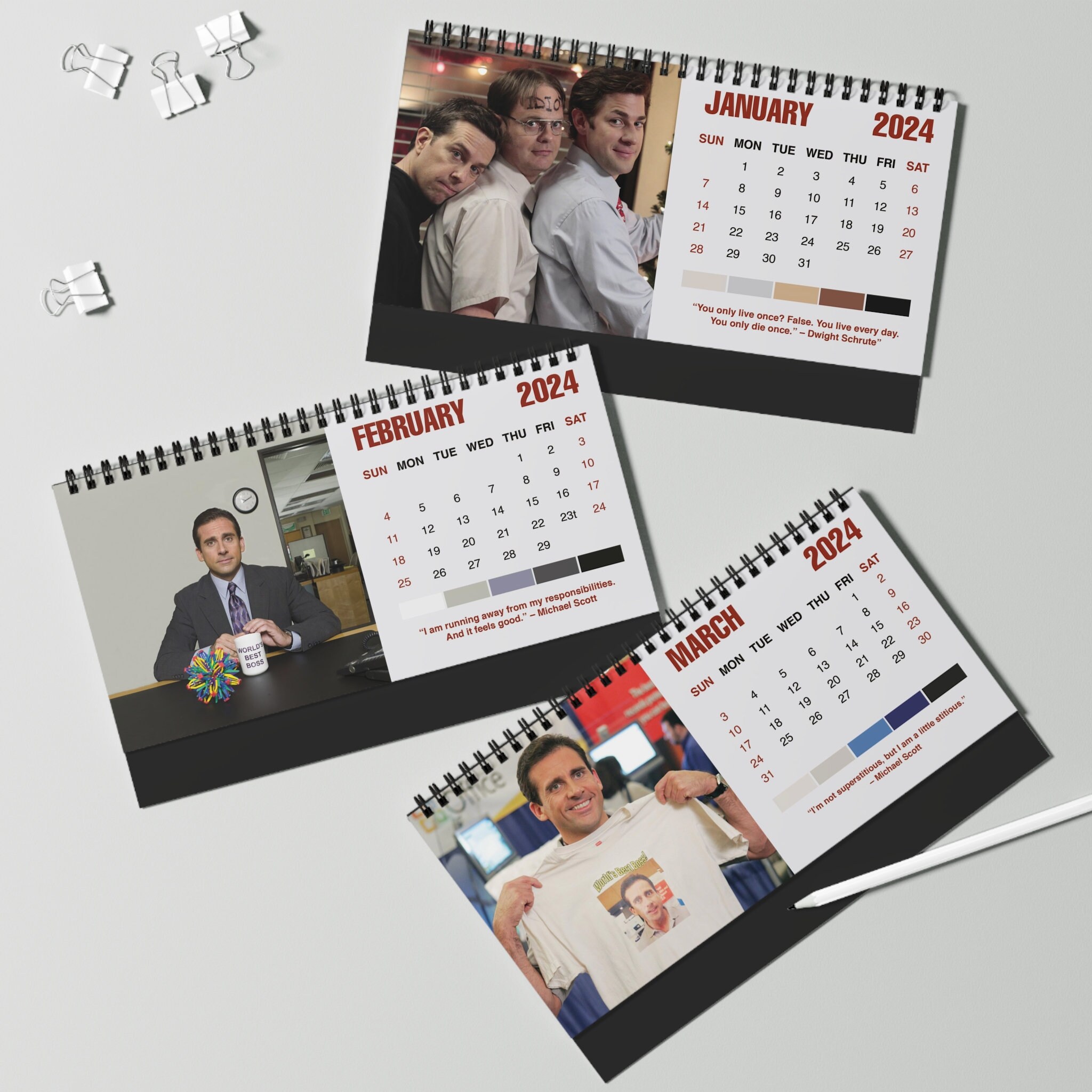 2024 The Office Desk Calendar | 2024 Desk Calendar sold by Marybeth ...