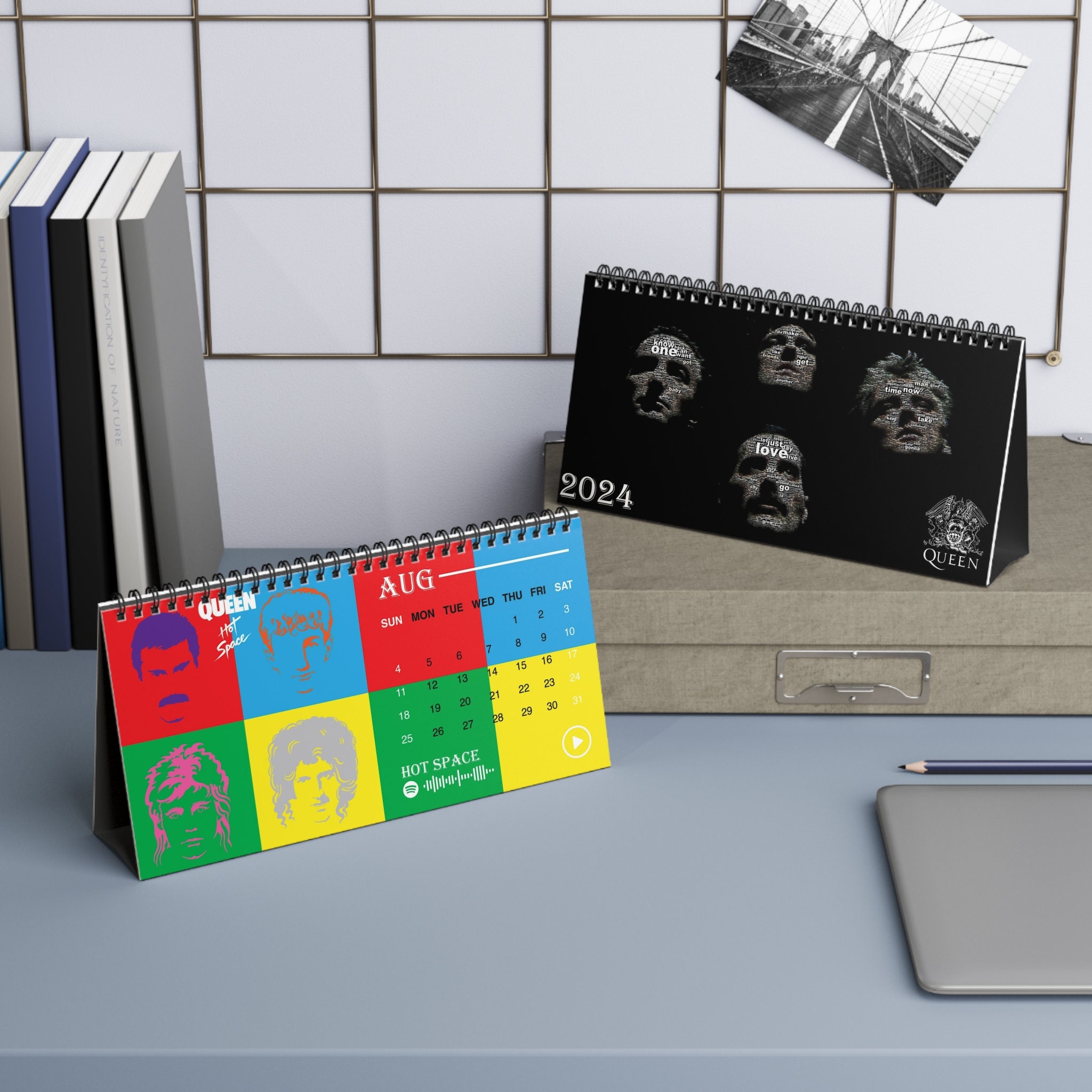 2024 Queen Desk Calendar | 2024 Desk Calendar | Queen | 2024 Calendar ...