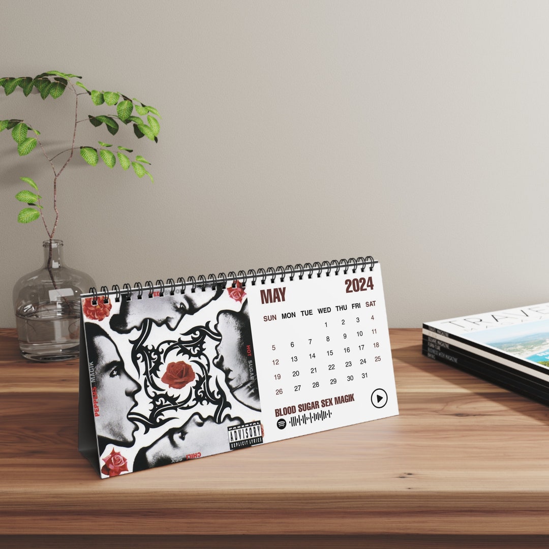 2024 Red Hot Chili Peppers Desk Calendar 2024 Desk Calendar - Etsy