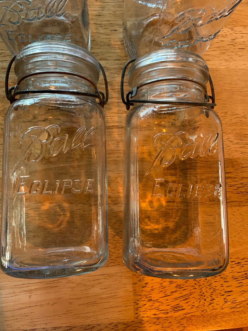 Ball Eclipse Square Clear Canning Jar Quart 6 Total - Etsy
