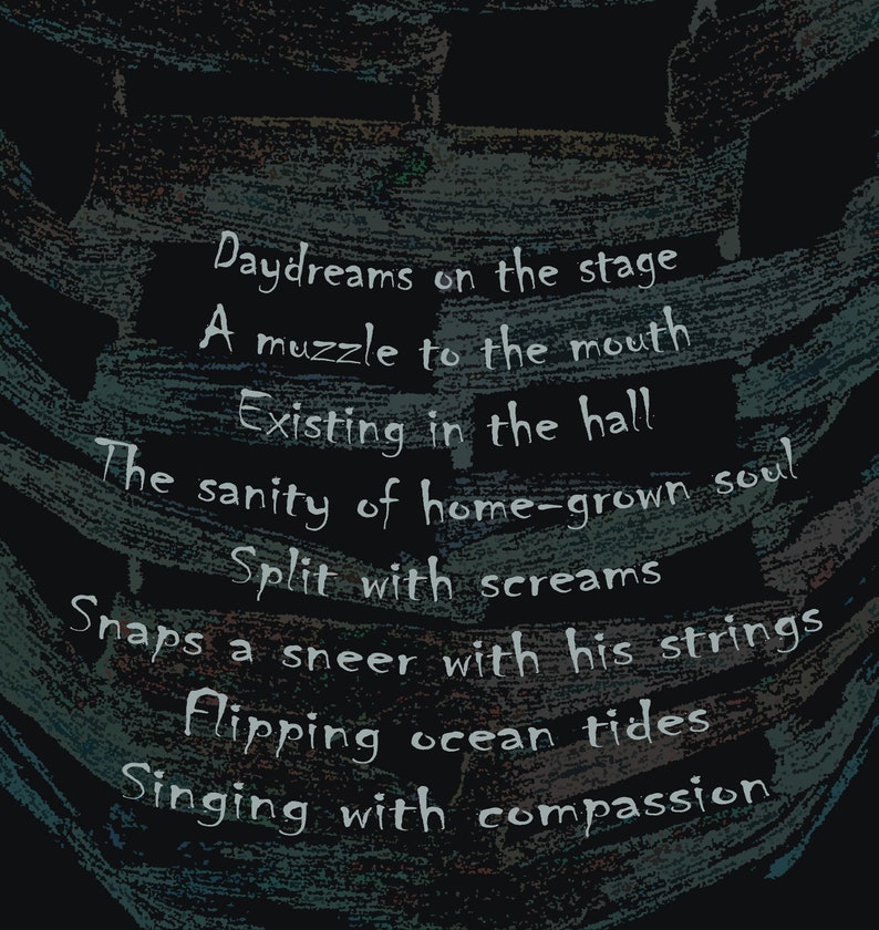 Original Framed Poetry Art & Homedecor Gift Collections-psychadelic ...