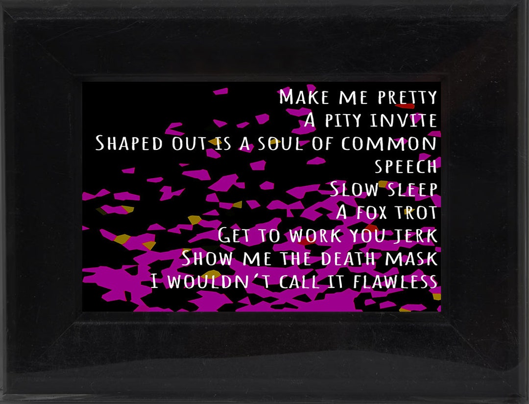 Original Framed Poetry Art & Homedecor Gift Collections-graffiti ...
