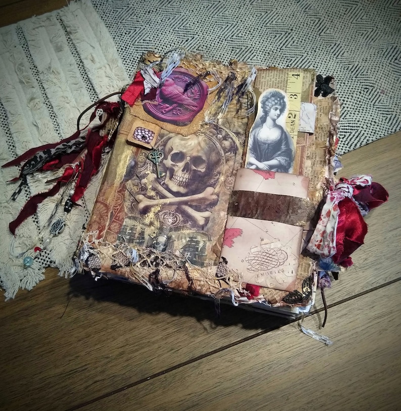 Handmade Grungy Pirate-themed Junk Journal - Etsy