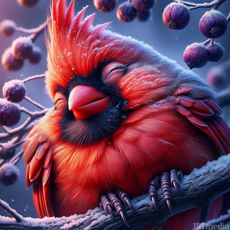 A.I. Happy Cardinal - Etsy