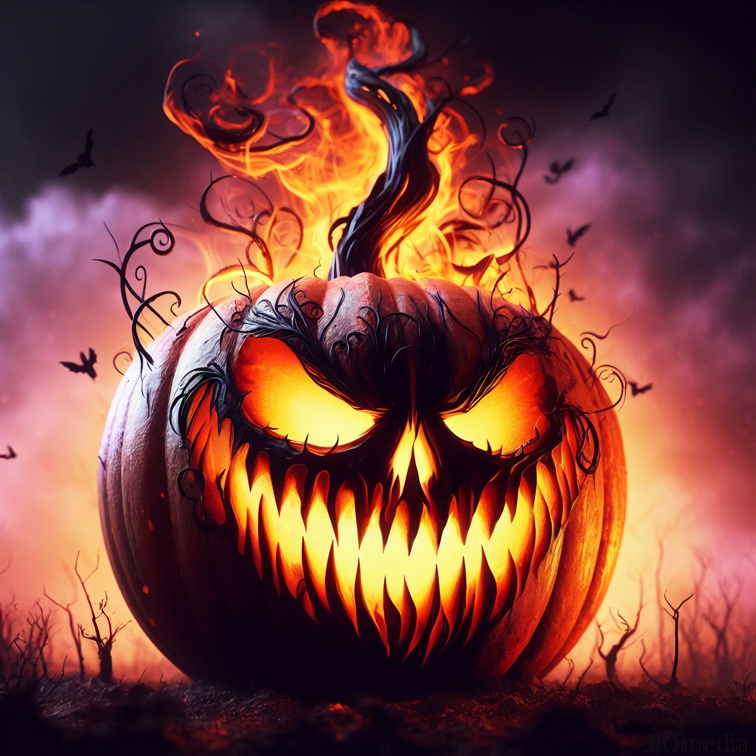 A.I. Evil Jack-o'-lantern - Etsy