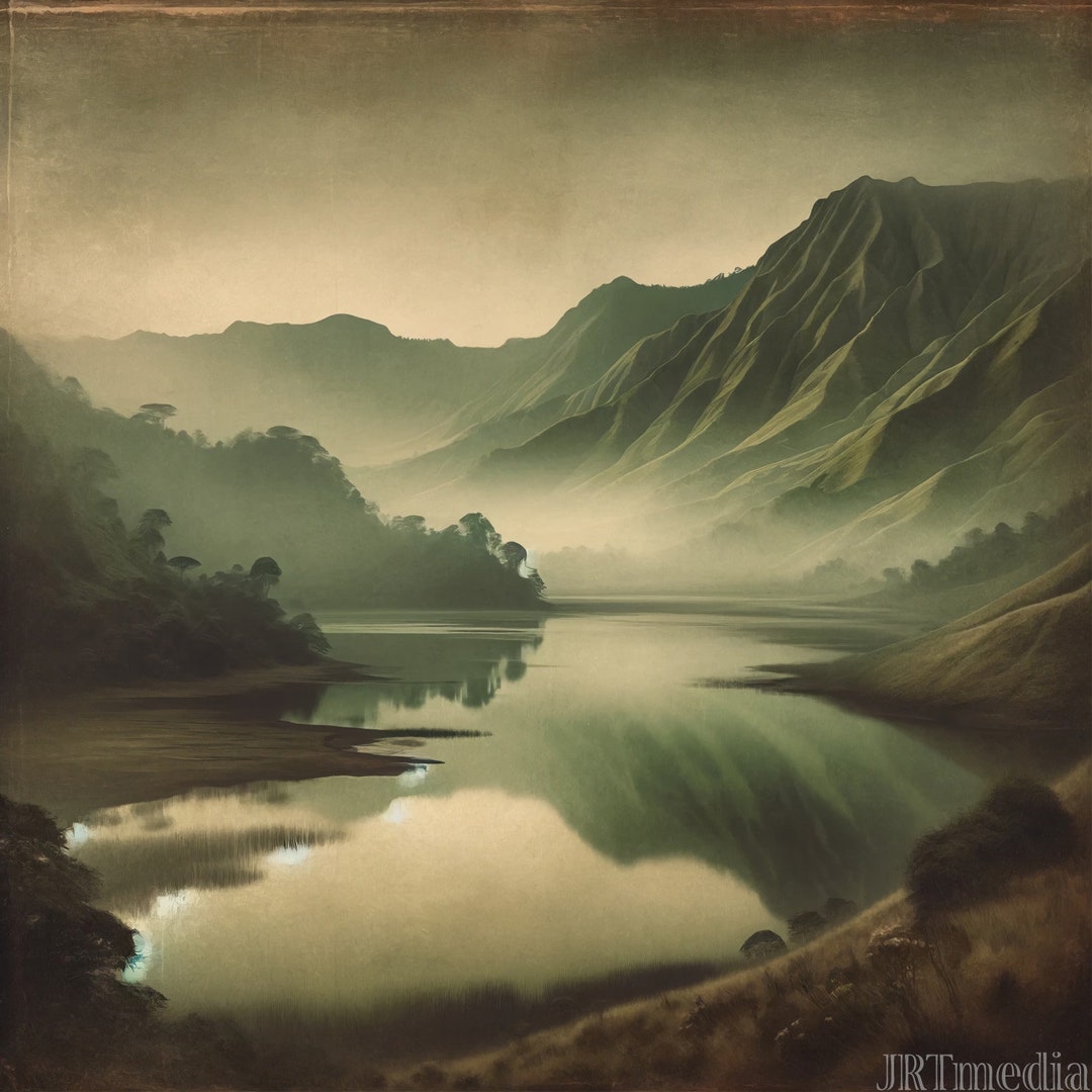 A.I. Vintage Landscape - Etsy