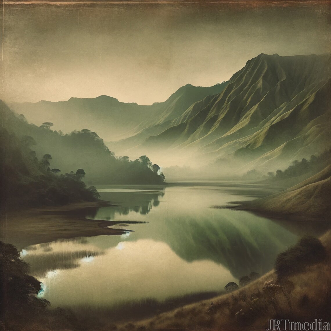 A.I. Vintage Landscape - Etsy