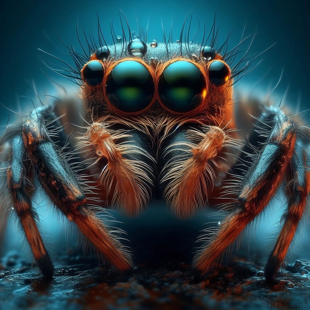A.I. Macro of Spider - Etsy