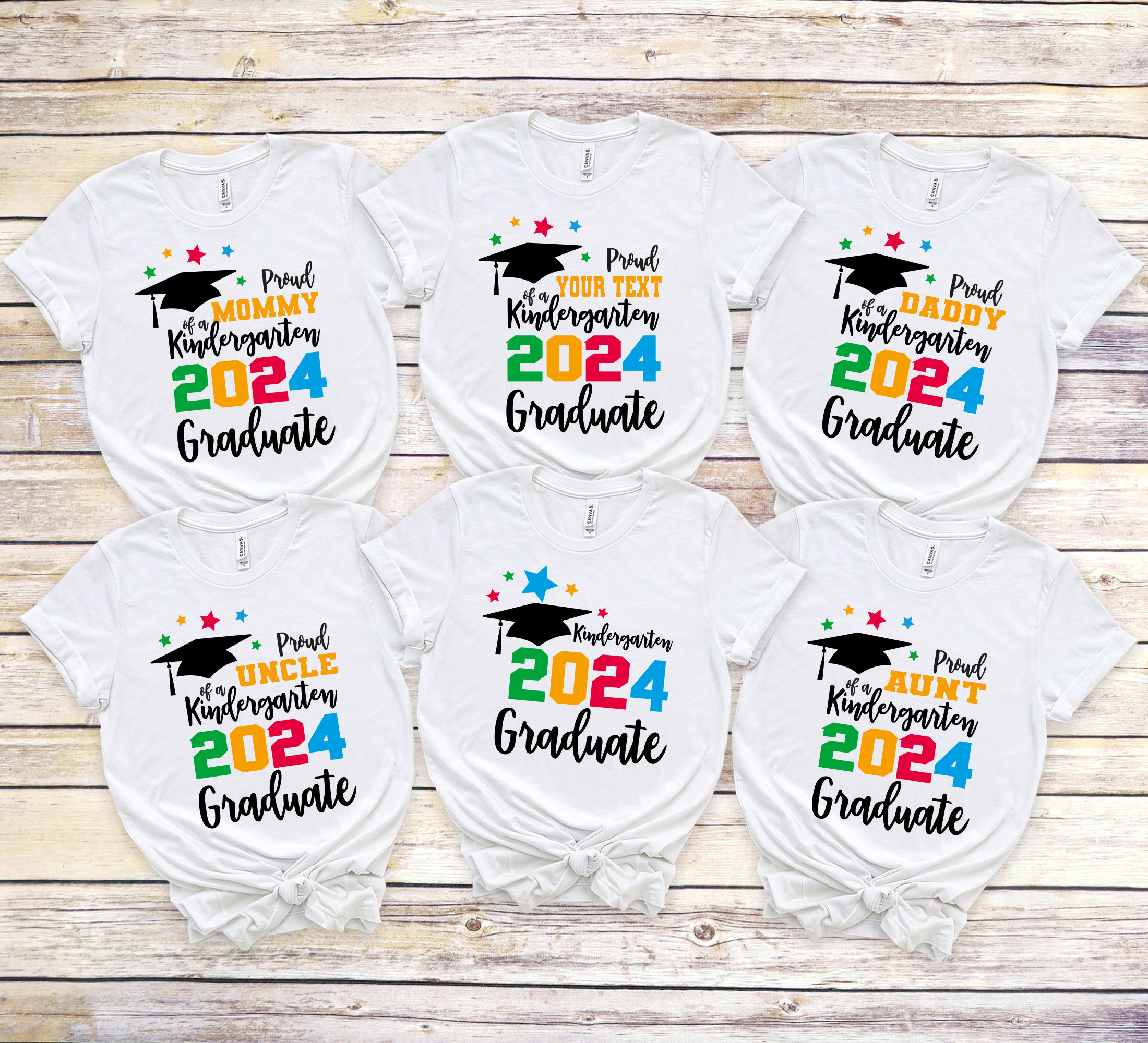 Kindergarten Graduation Tshirt Custom Family Kindergarten Graduation ...