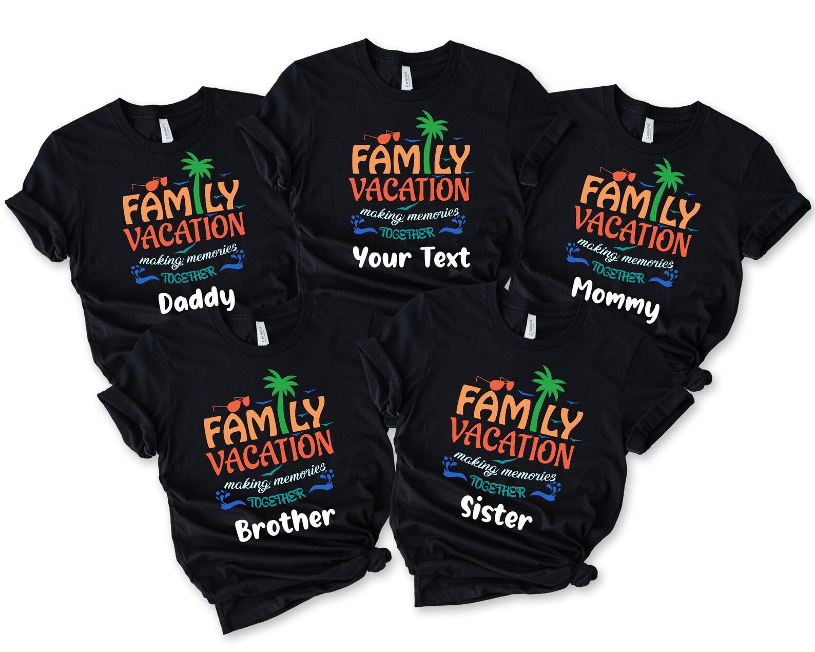 Family Vacation 2024 Shirt, Personalized Family Shirts Family Matching ...