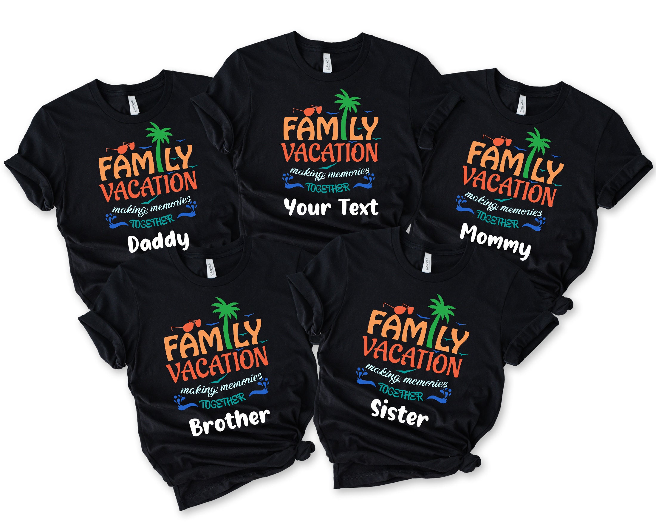 Family Vacation 2024 Shirt, Personalized Family Shirts Family Matching ...