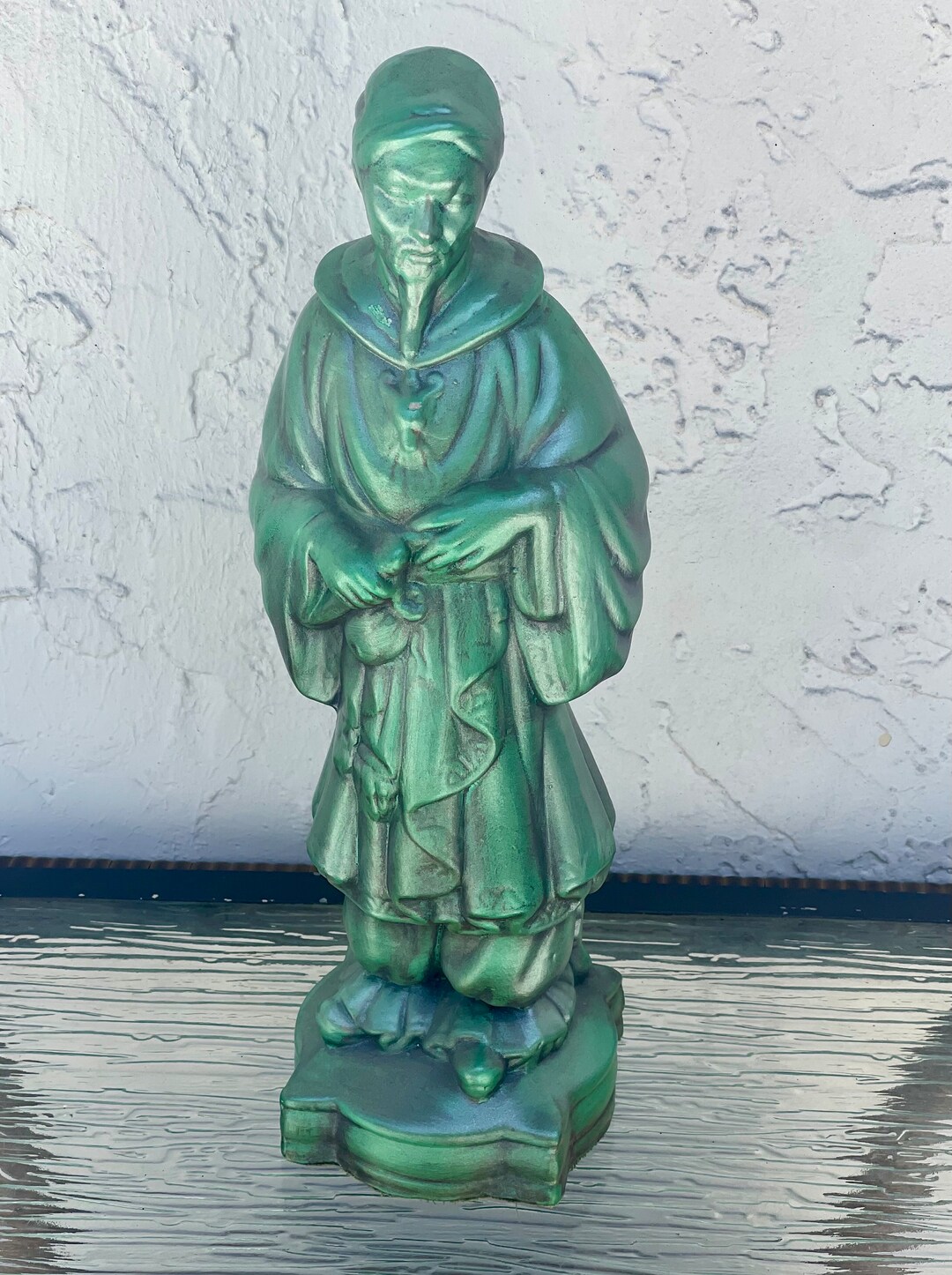 Vintage Celadon Glaze Ceramic Chinese Emperor Statue Buddha Jade - Etsy