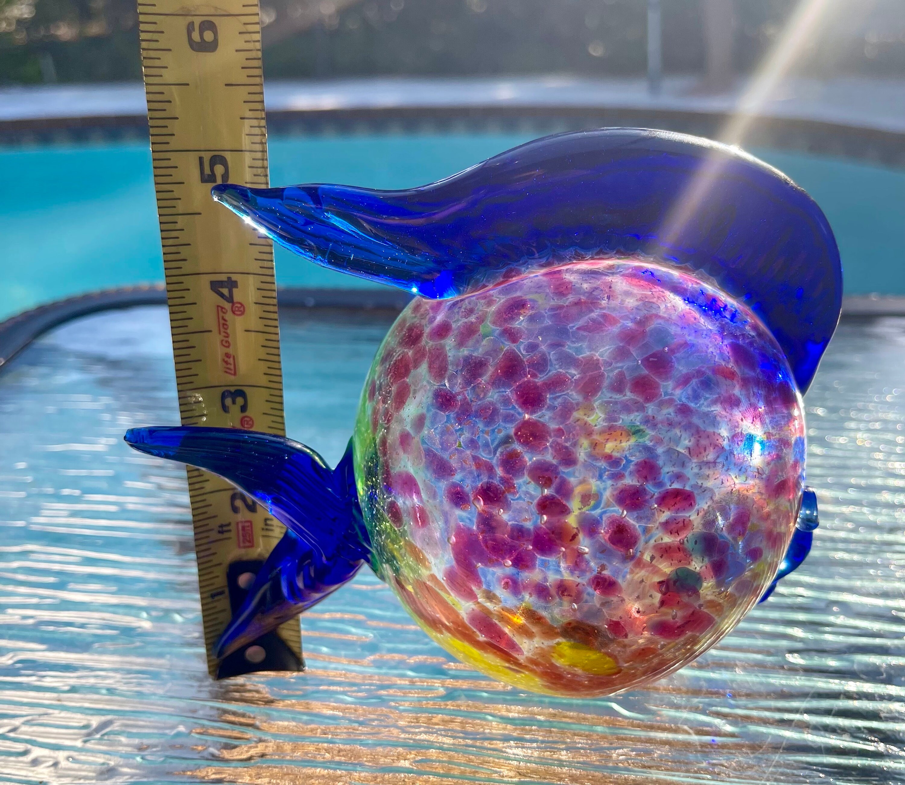 Vintage Signed Murano Art Glass Puffer Tropical Fish Decor Figurine ...