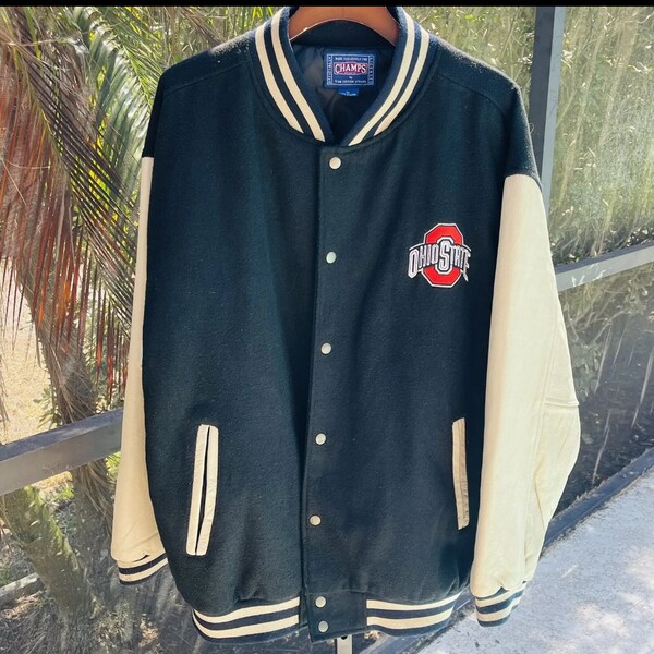 Ohio State Letterman Jacket - Etsy