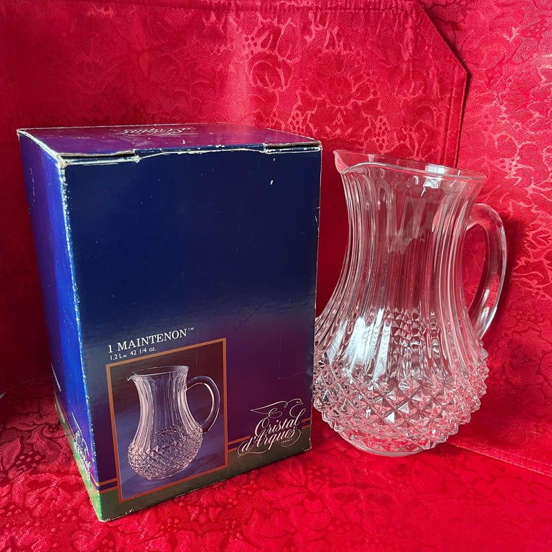 Crystal D Arques Pitcher - Etsy