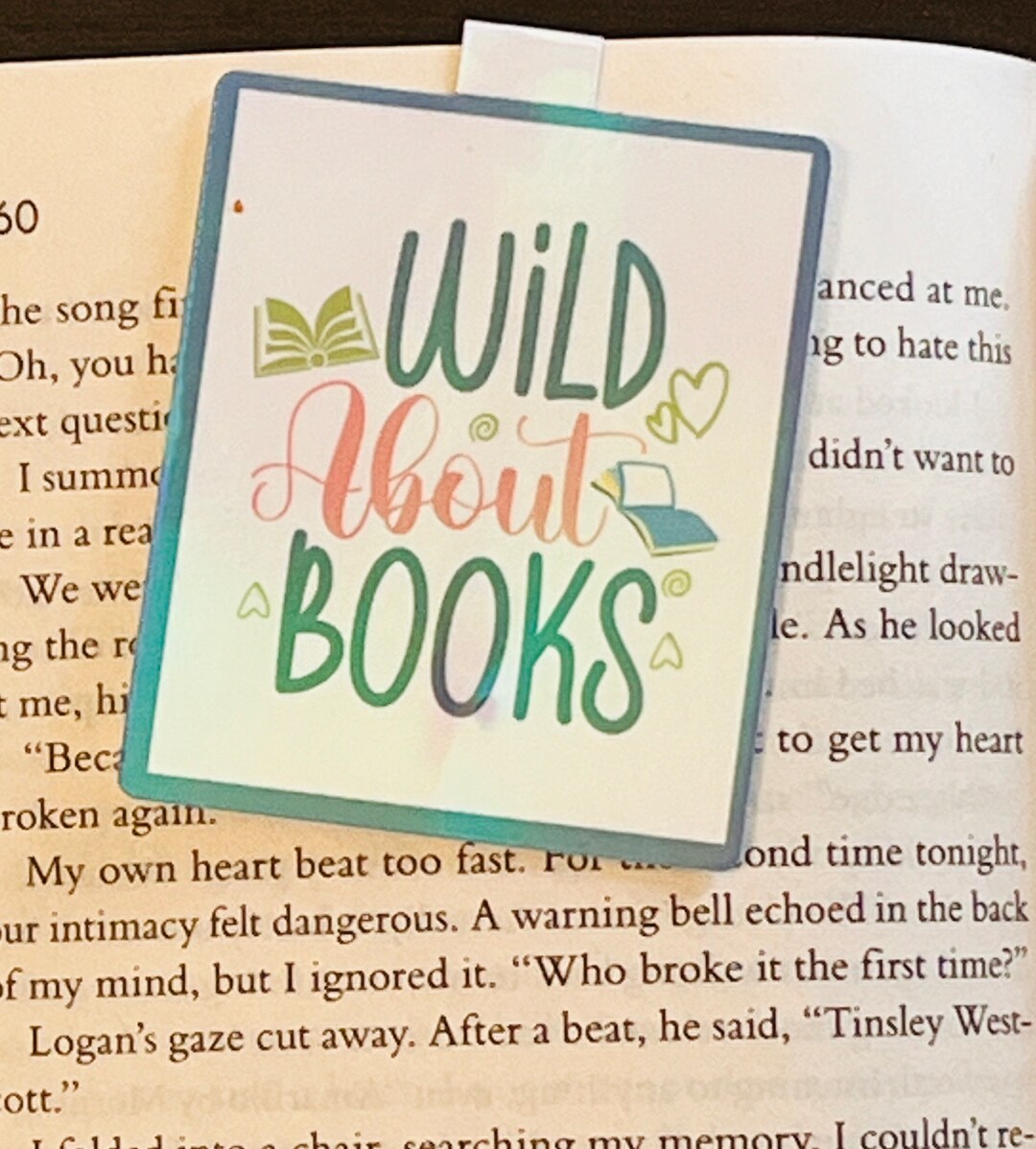 Wild About Books Magnetic Bookmark – Cute & Durable Page Holder for ...