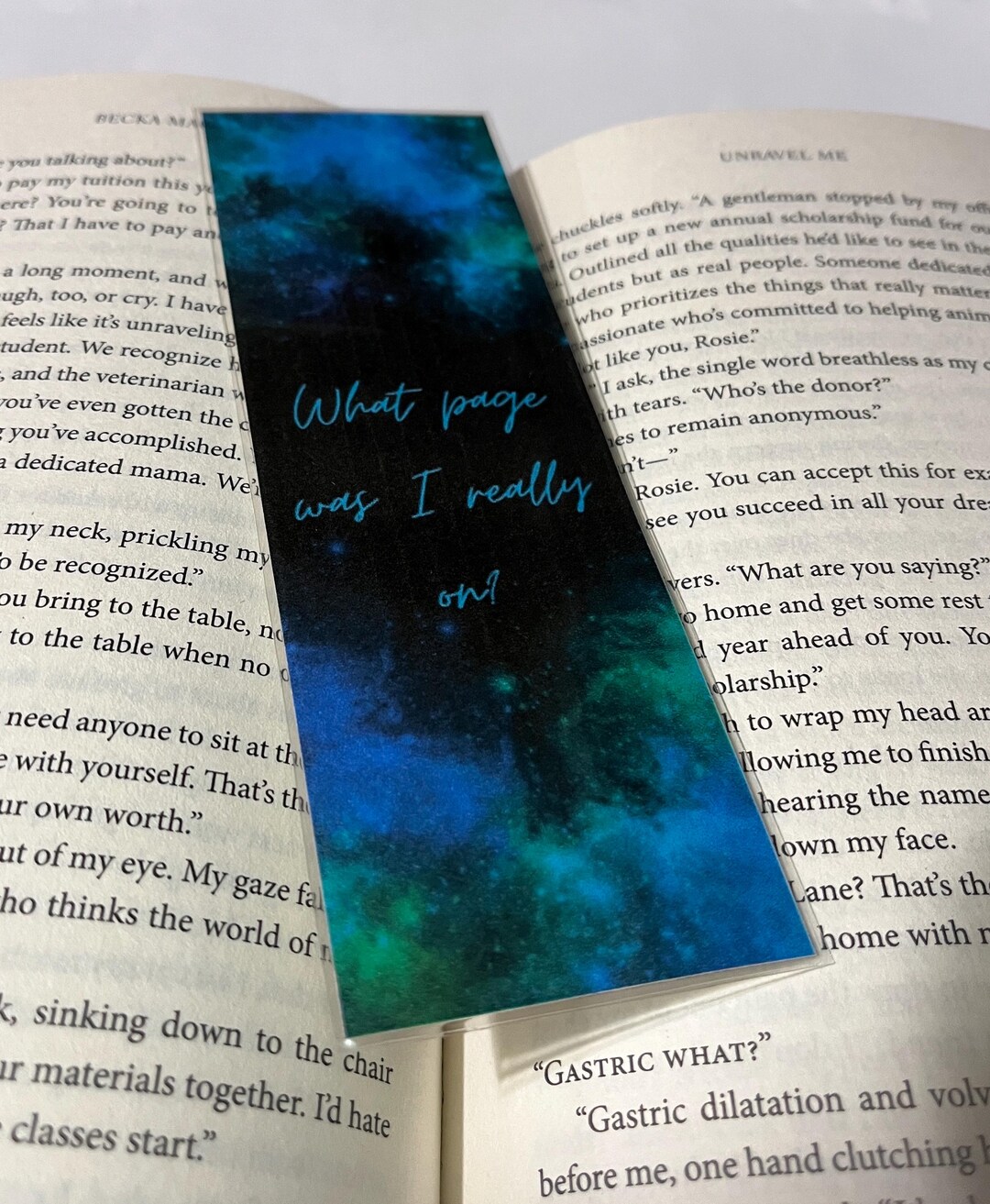 What Page Was I Really On? Galaxy-themed Bookmark – A Cosmic Reading ...