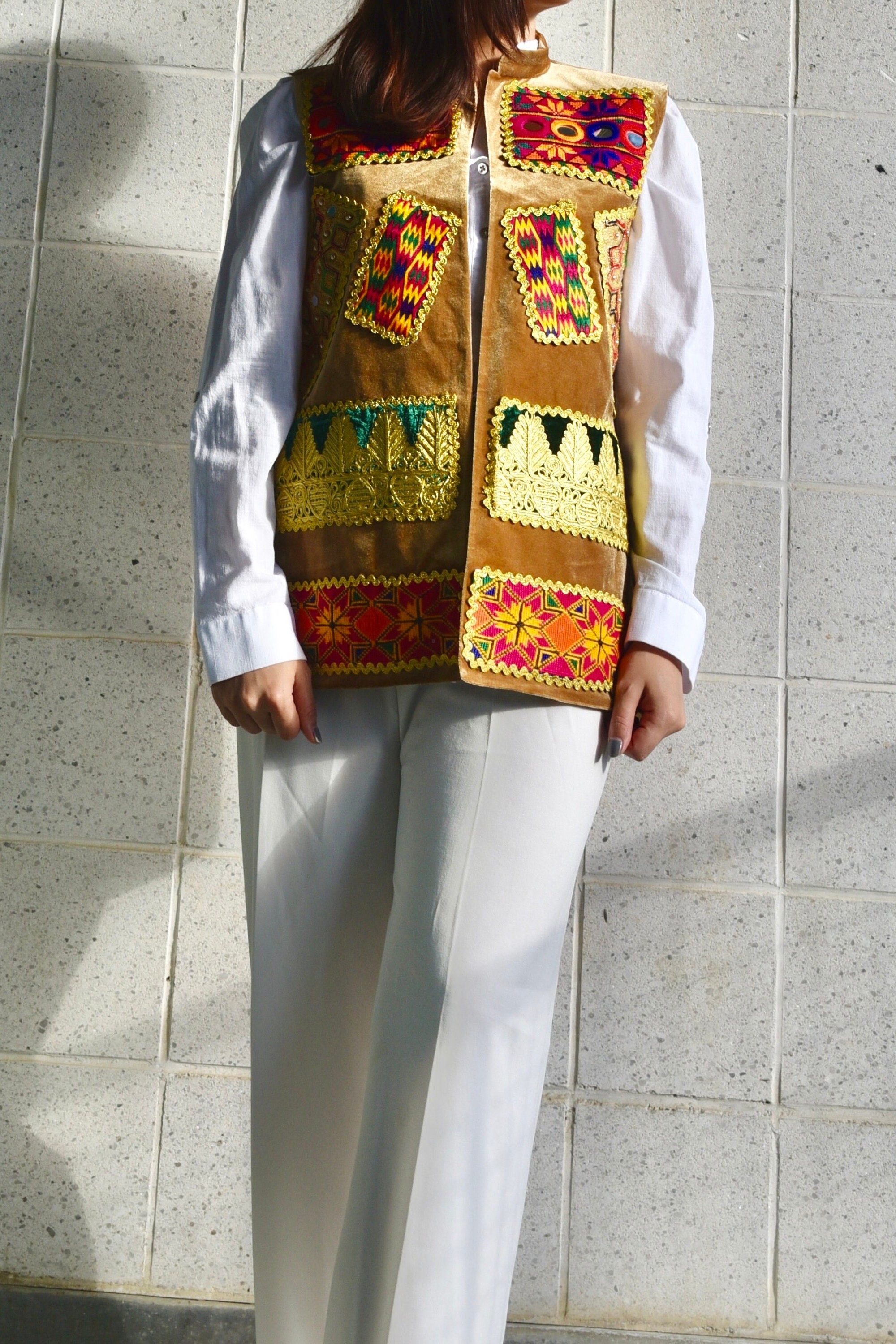 Handmade Afghani Waskat, Afghan Embroidered Vest - Etsy