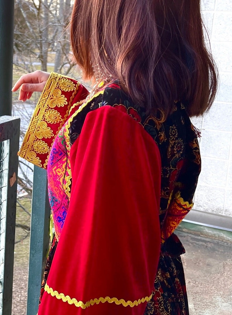 Afghan Tribal Kuchi Bakhmal Dress With Hand Knotted Yakhan - Etsy