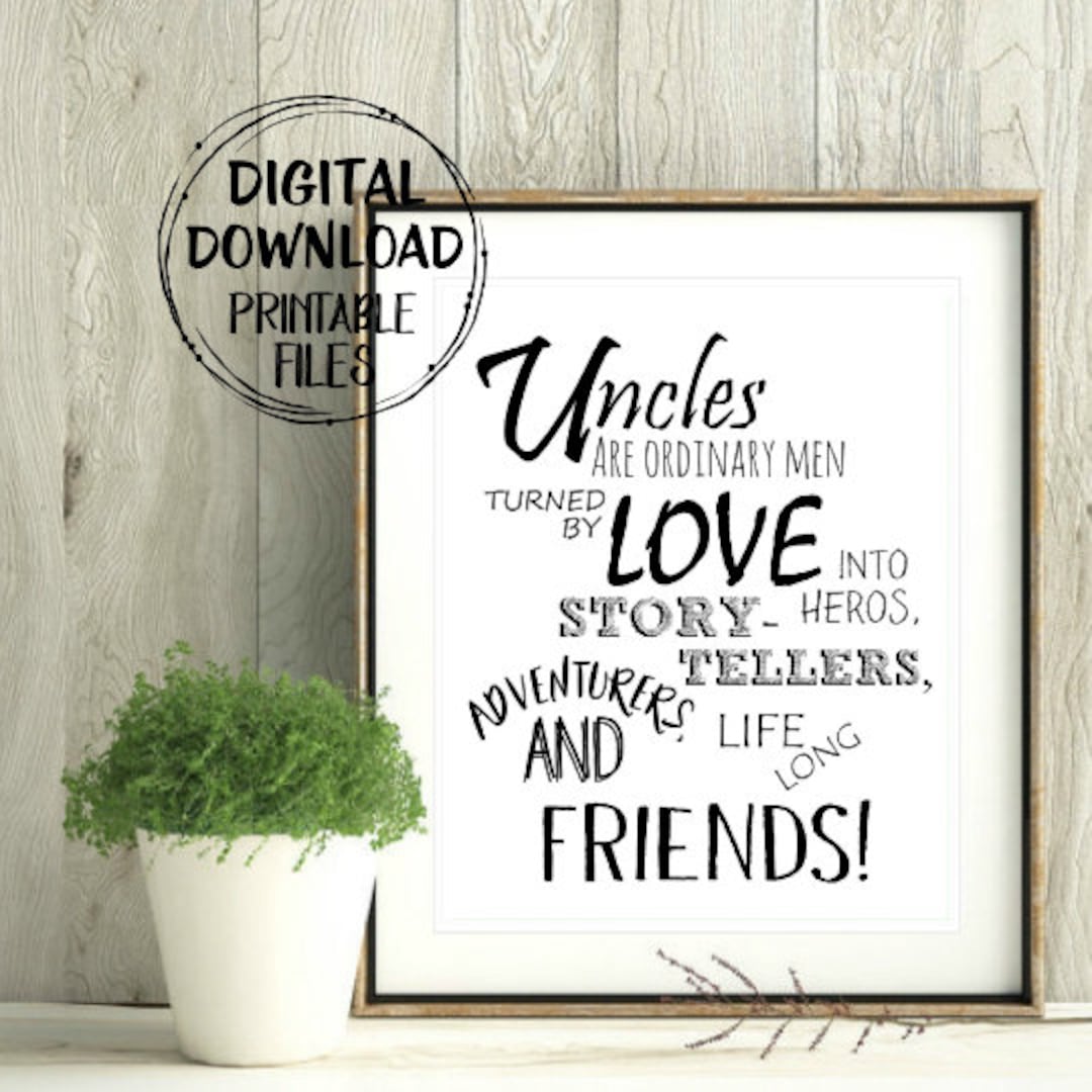 Uncles Are Turned by Love - Super Hero - Best Friend - Adventure - Gift ...