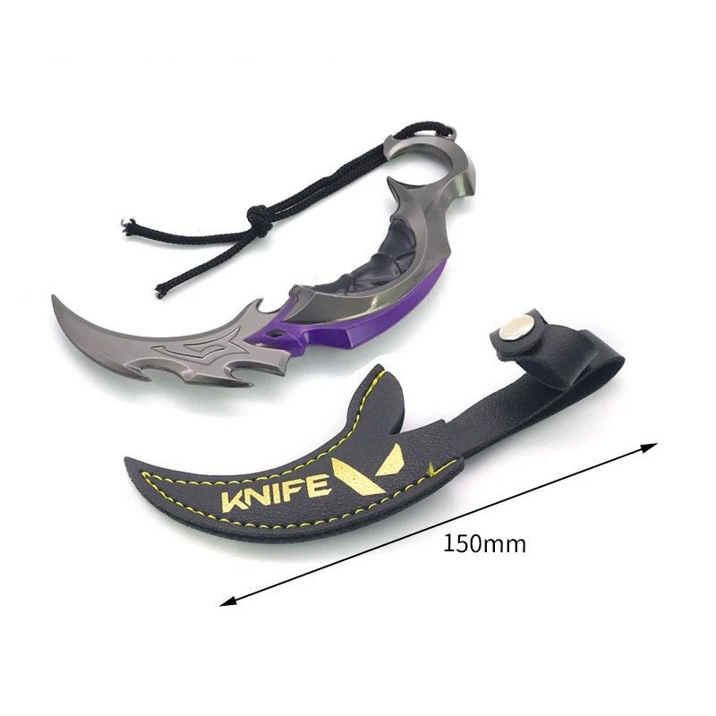 Valorant Reaver Karambit Knife Toy With Sheath - Etsy