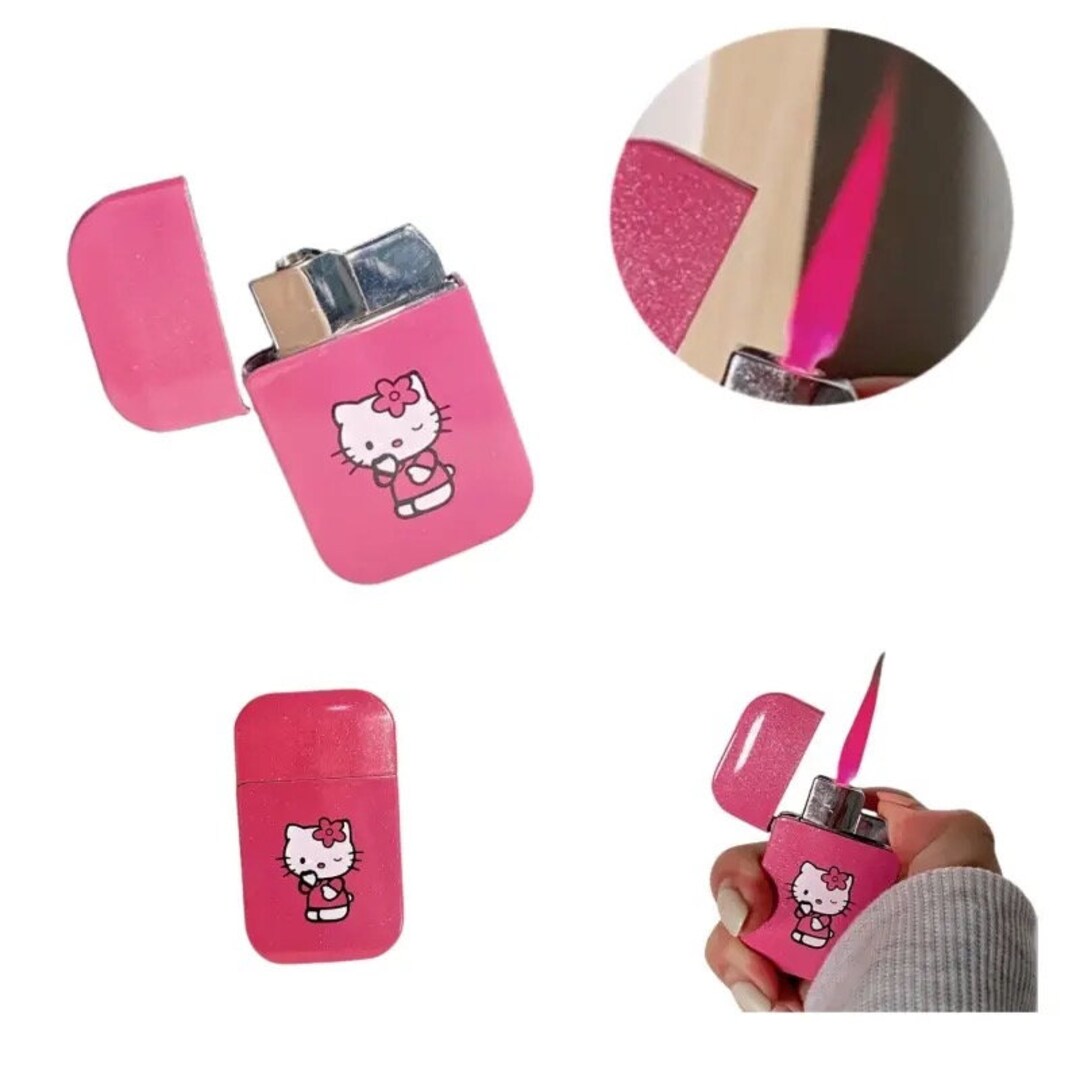 Pink Flame Hello Kitty Jet Lighter - Etsy UK
