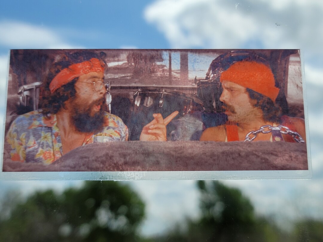 Cheech and Chong Most Acid Car Scene Sublimated Clear Sticker - Etsy