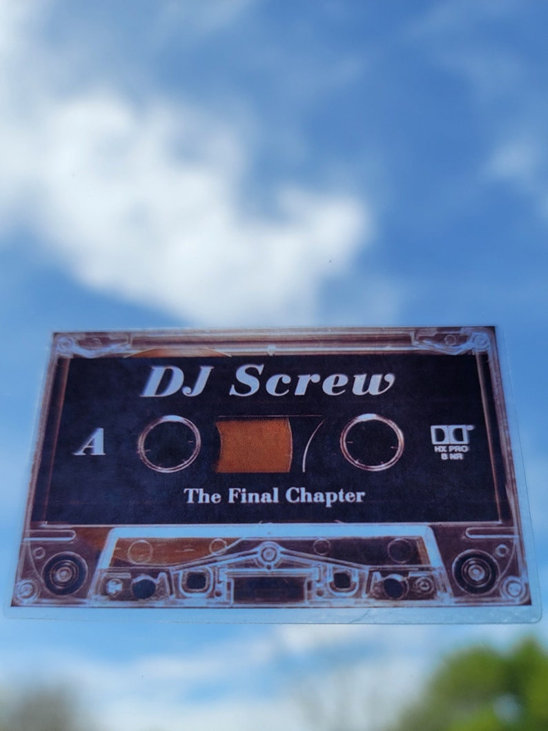 DJ Screw the Final Chapter Transparent Sublimation Screwtape Sticker - Etsy