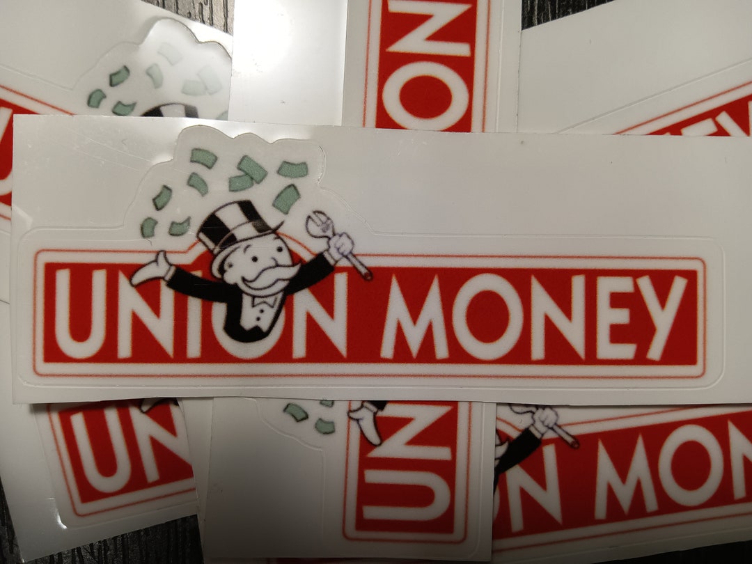 Union Money Monopoly Milburn Pennybags Sticker - Etsy