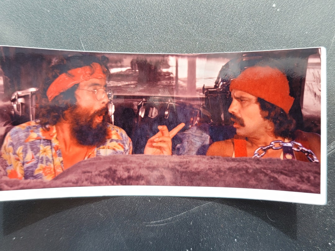 Cheech and Chong Most Acid Car Scene Sublimated Transparent Sticker - Etsy