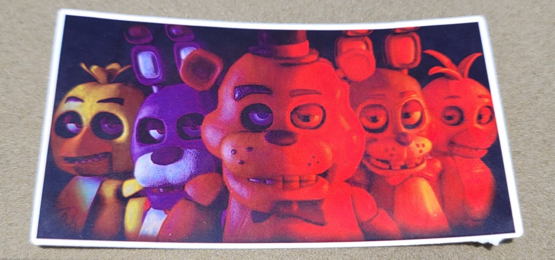 Five Nights at Freddy's FNAF Freddy Bonnie Chica Clear Sublimation ...