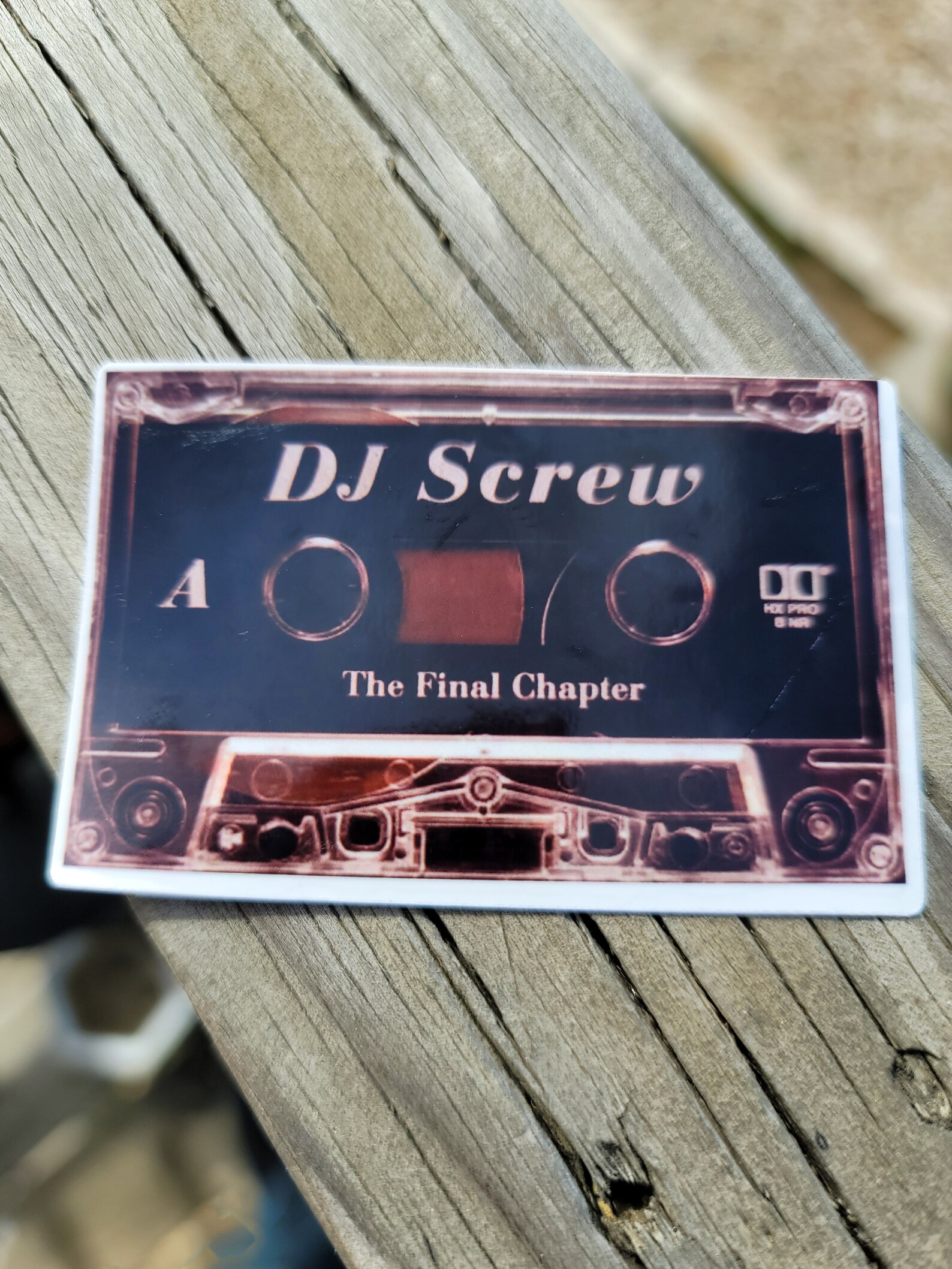 DJ Screw the Final Chapter Transparent Sublimation Screwtape Sticker - Etsy